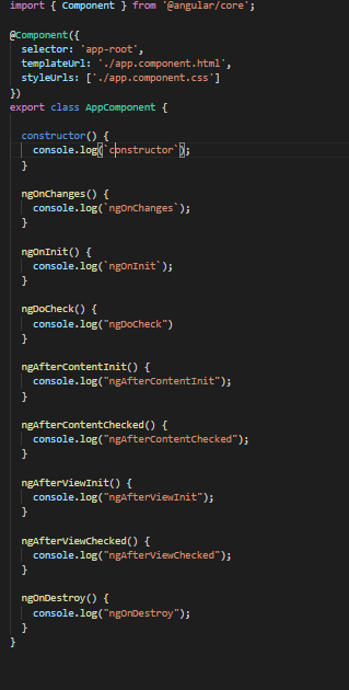 Angular - Lifecycle Hooks - Learn With Triveni
